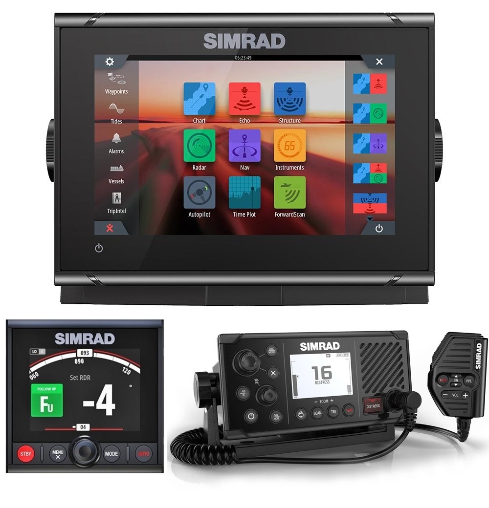 SIMRAD GO7 xsr Active Imaging + AP44 + RS40 VHF GPS AIS-RX - Gs Nautica ...